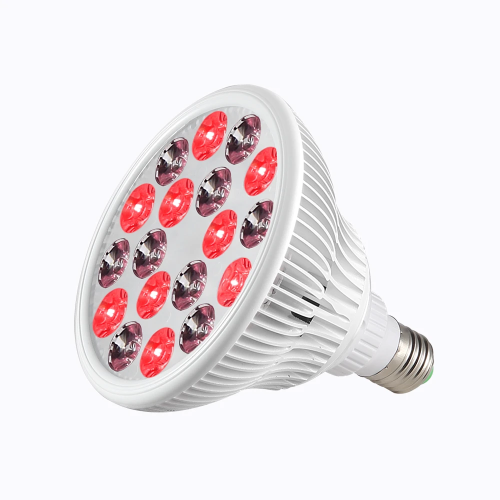 54watt 810nm 830nm 850nm Near Infrared Lamp, Red Light Therapy Bulb E27 ...