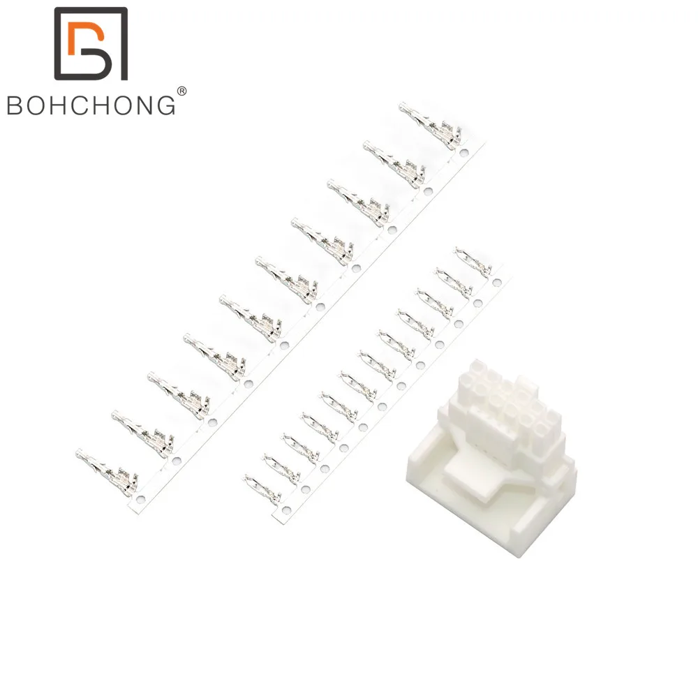 12VHPWR Male Female 90 Degree Connector with Terminal Pins Comb for 5.0 ...
