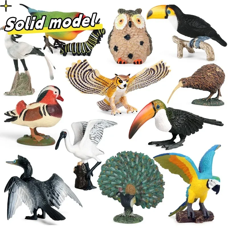 Simulation-Bird-Animals-Owl-Flamingo-Ostrich-Parrot-Eagle-Scarlet-Macaw ...