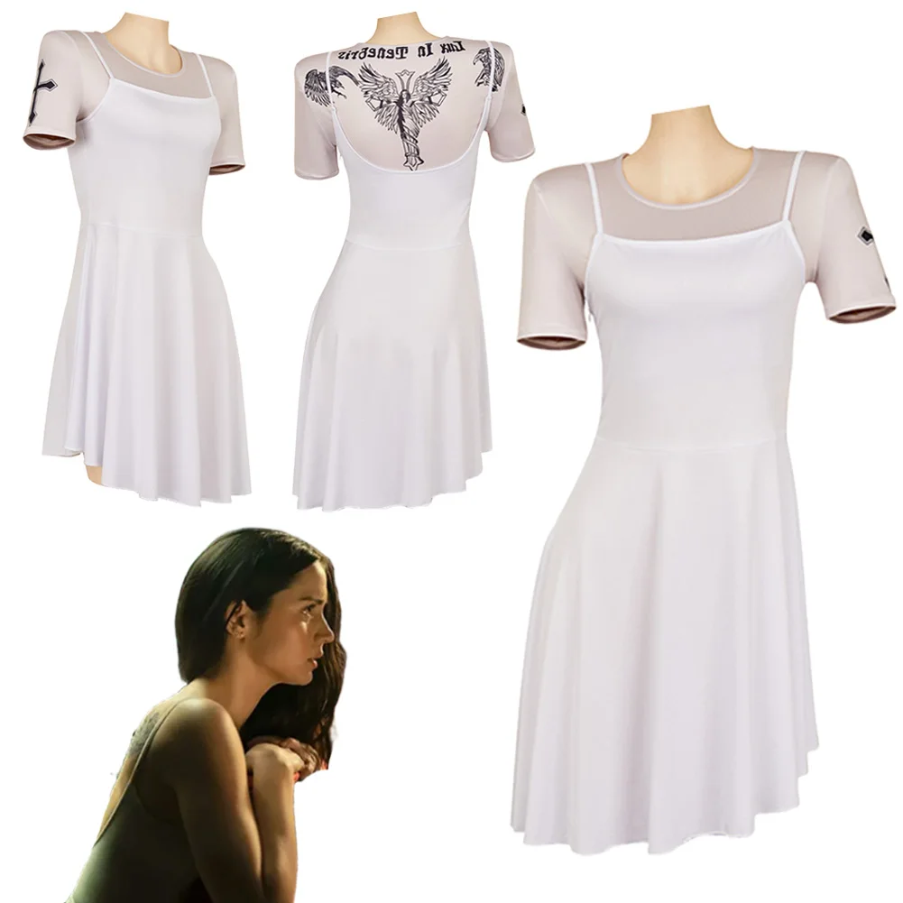 Ballerina Rooney Cosplay Fantasy Tattooed Printed Tops Dress Movie From ...
