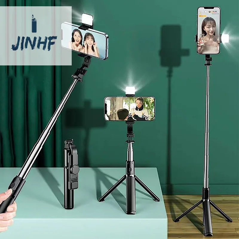 Wireless Bluetooth Compatible Selfie Sticks Foldable Mini Tripod ...