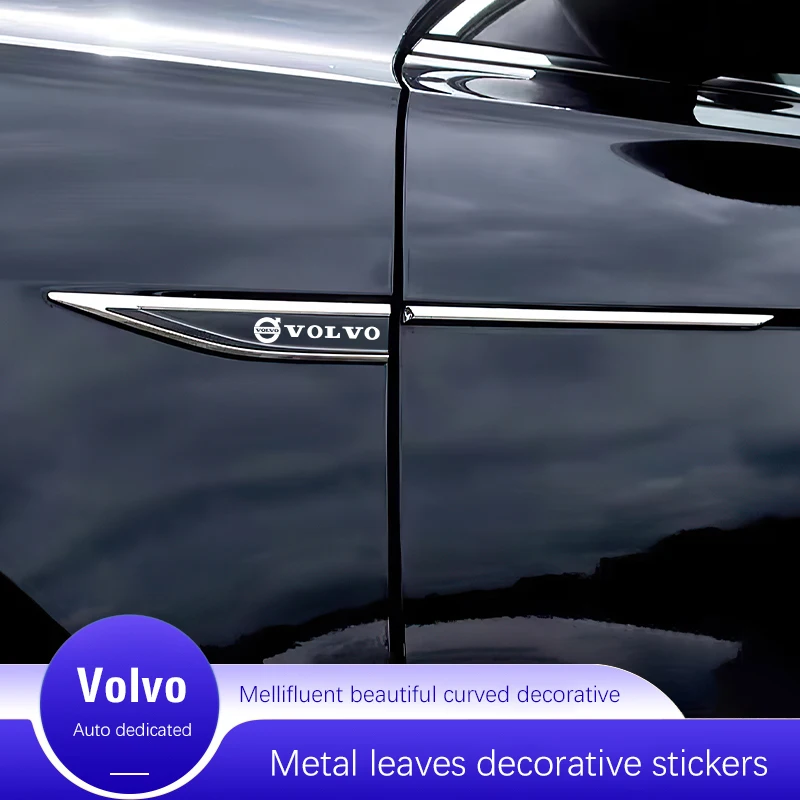 Volvo Metal Stickers 2Pcs Car Body Decoration Stickers For Volvo Xc60 ...