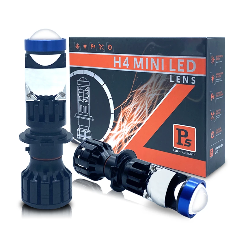 Super Mini Projector Lens 120W Automobiles Bulb Canbus Lamp H4 H7 LED ...