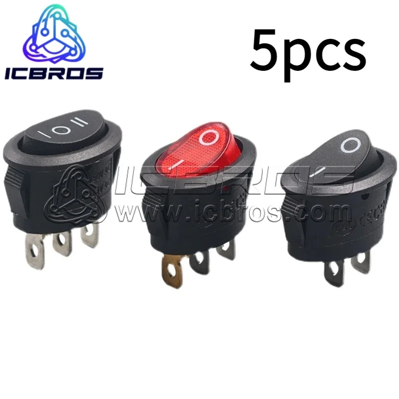 5pcs-KCD7-Oval-Switch-2-Pins-2-Gears-3-Pins-3-Gears-Electric-Kettle ...