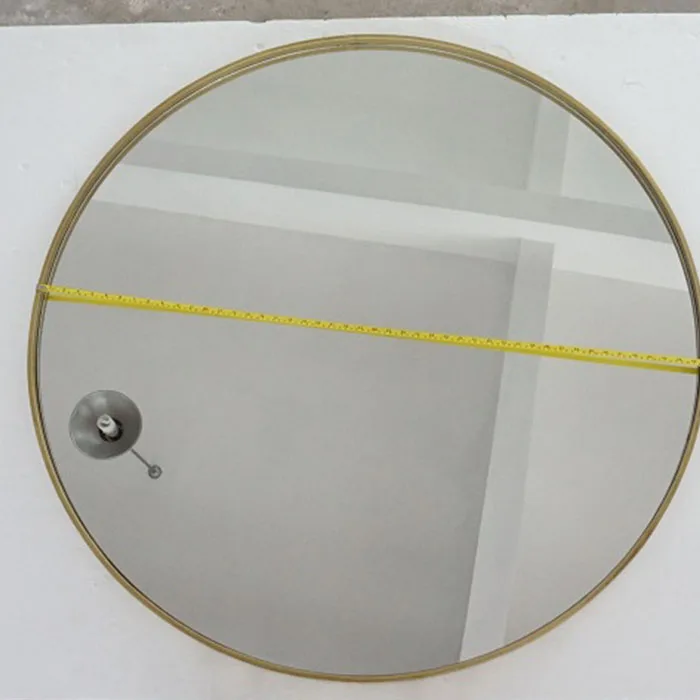 50cm-MDF-antique-wood-frame-wall-hanging-circle-mirrors-wooden ...