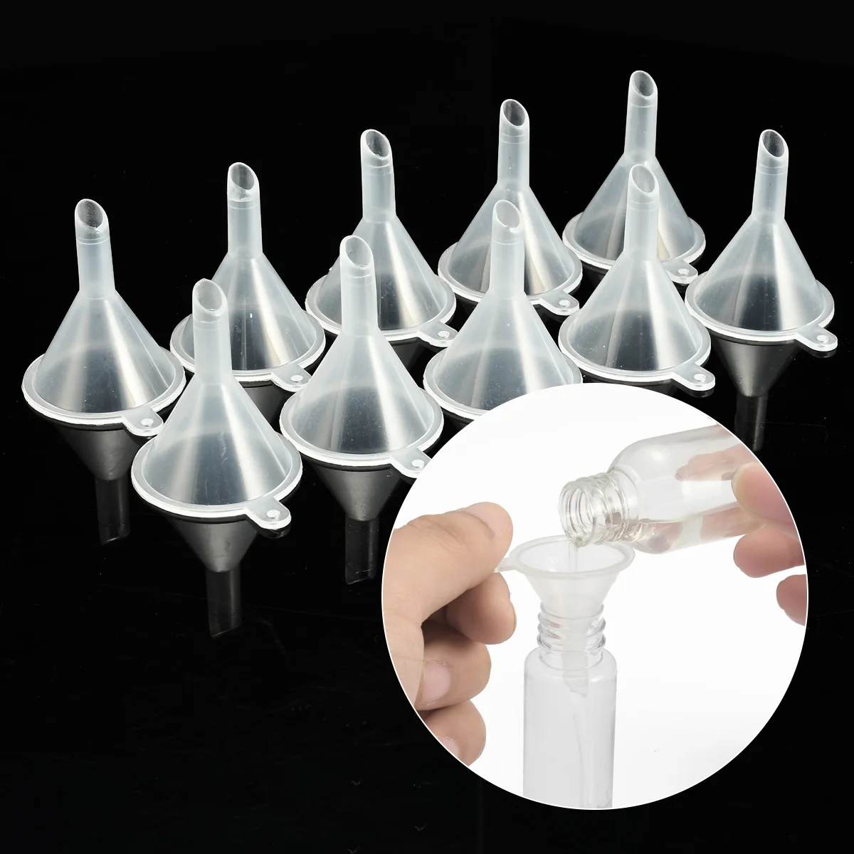 5Pcs 30mm Small Funnels Perfume Liquid Essential Oil Filling Empty ...