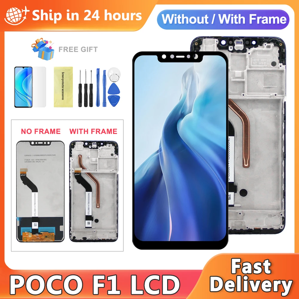 poco F1 Display Screen For Xiaomi Pocophone F1 M1805E10A Lcd Display ...