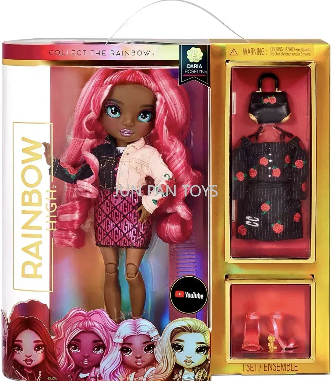 Muñeca de alta costura original de arcoíris DAPHNE MINTO Daria Roselyn ...