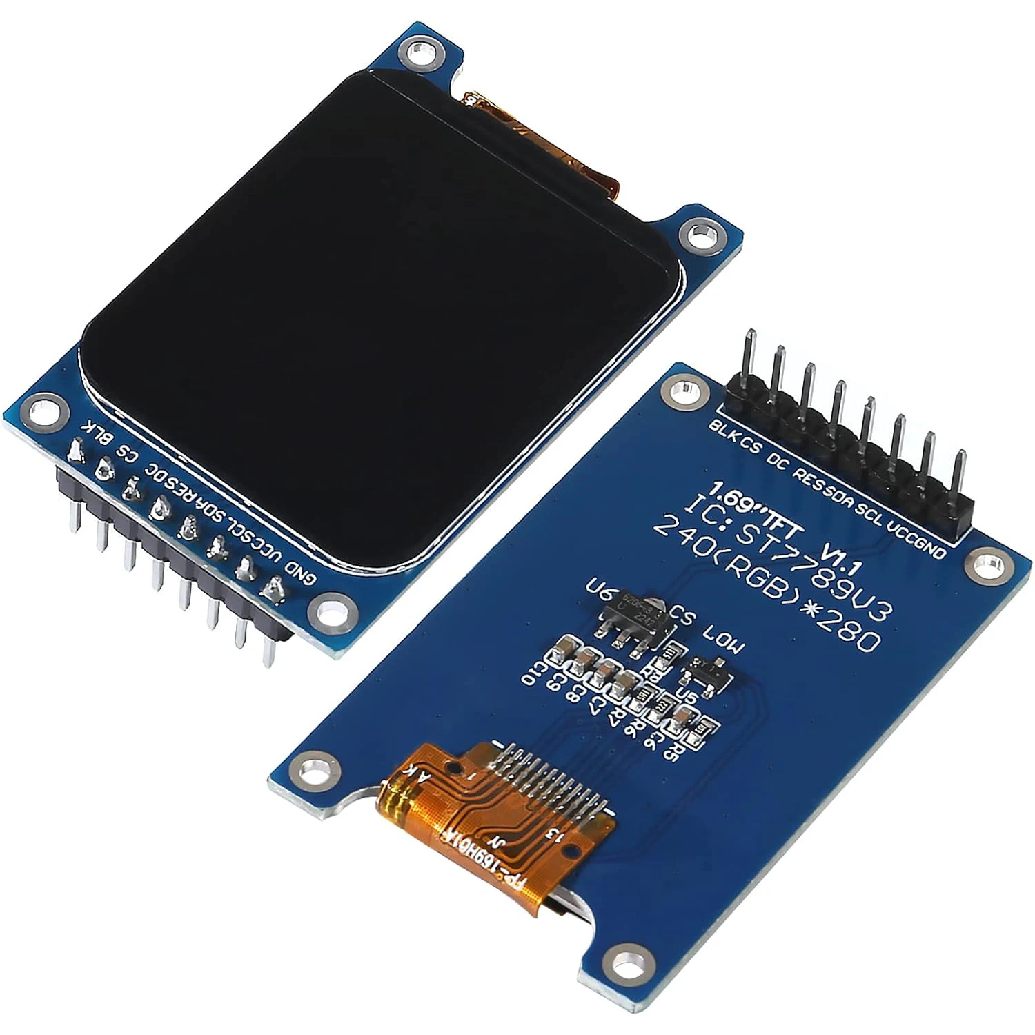 1.69 Inch TFT Display Module TFT LCD IPS Color Display Screen Module 1. ...