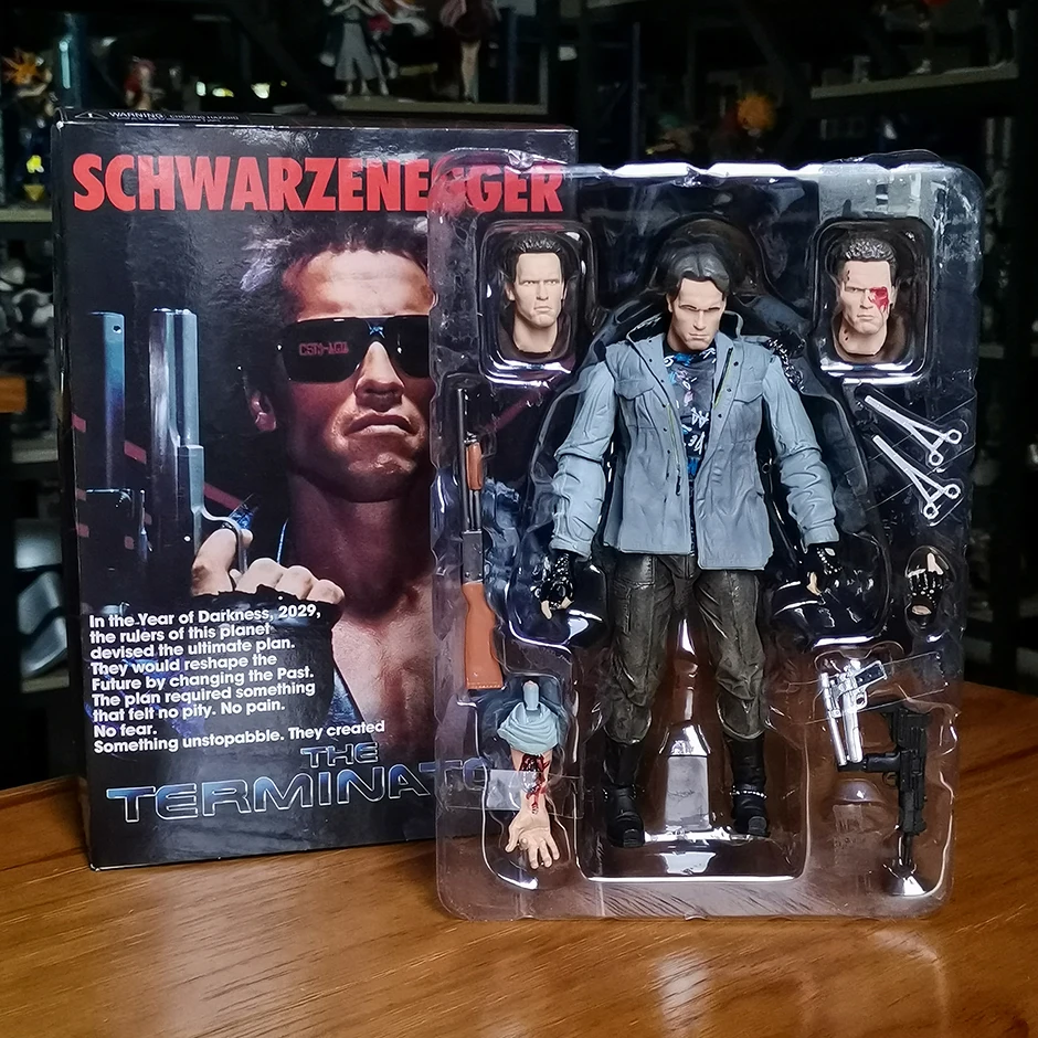 NECA-Terminator-Ultimate-Terminator-Tech-Noir-T-800-Figure-Model-Toy ...