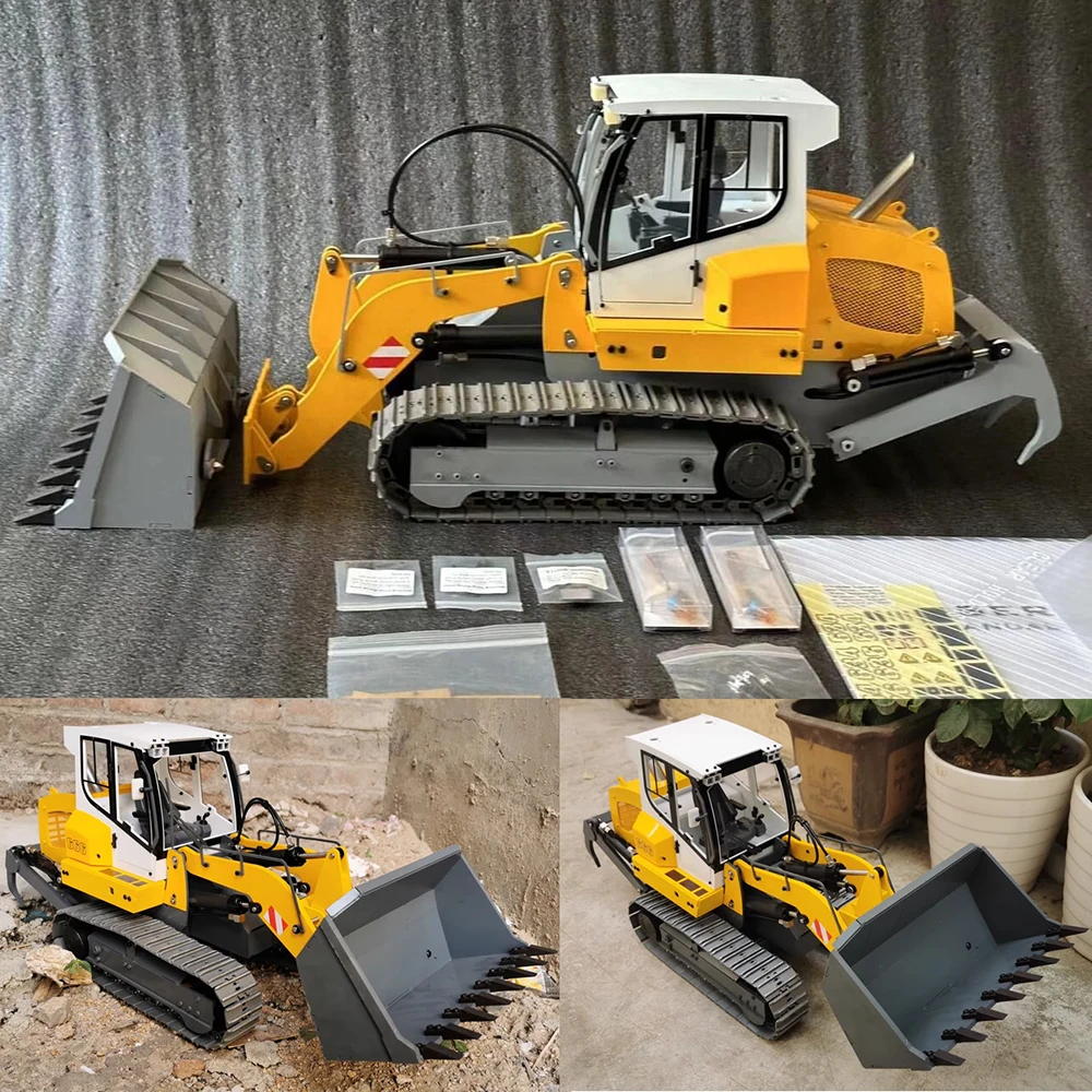 Remote-Control-Car-1-12-Hydraulic-RC-Loader-Metal-Model-Crawler-Loader ...
