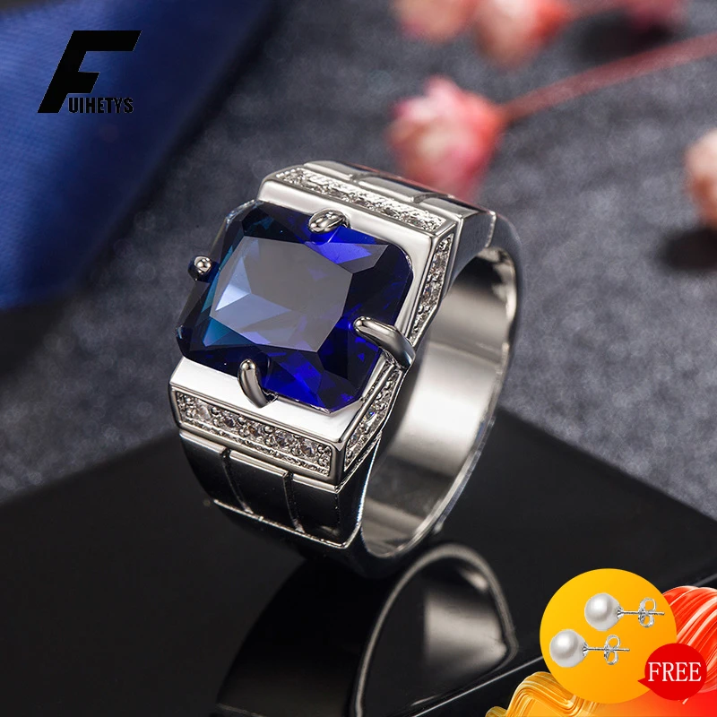 FUIHETYS-Luxury-Men-Ring-925-Silver-Jewelry-Accessories-with-Zircon ...