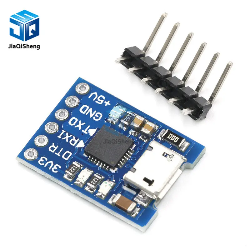 CP2102-MICRO-USB-to-UART-TTL-Module-6Pin-Serial-Converter-UART-STC ...