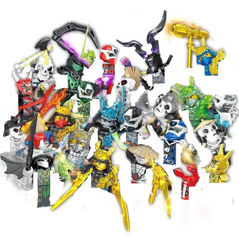 Personajes-de-Anime-Ninja-block-Kai-Jay-Cole-Zane-Nya-Mini-Action ...