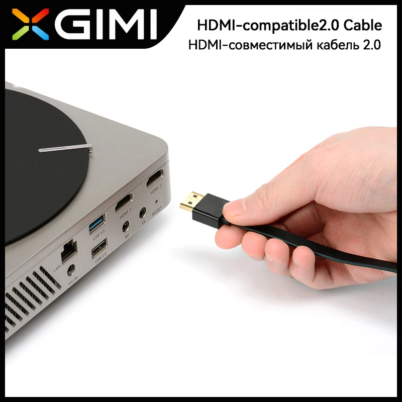 XGIMI Cable 1,8 Original compatible con HDMI, 2,0 m, para proyector ...
