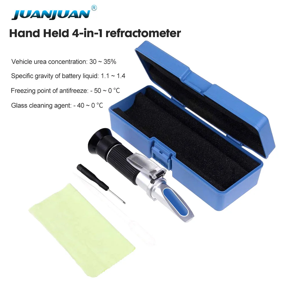 4-in-1-Refractometer-Antifreeze-Coolant-Tester-ATC-Adblue-Engine-Fluid ...