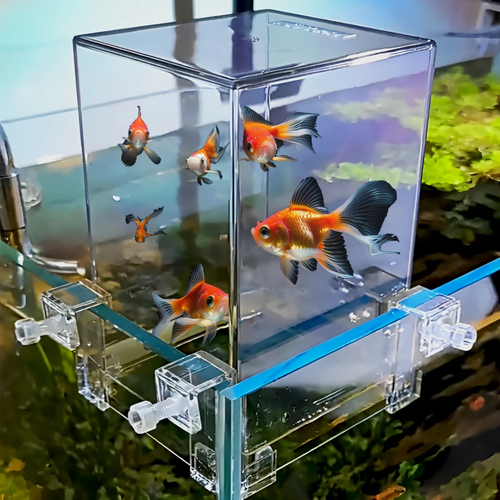 1PCS-Transparent-Fish-Elevator-With-Brackets-Expanded-Swim-Area ...