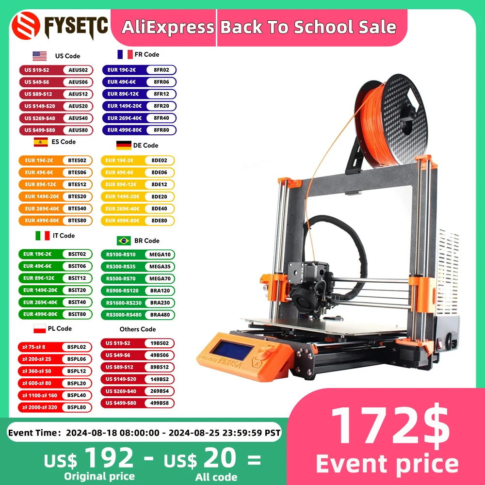 FYSETC-Clone-Prusa-i3-MK3S-Printer-Full-Kit-MK3S-Including-Einsy-Rambo ...