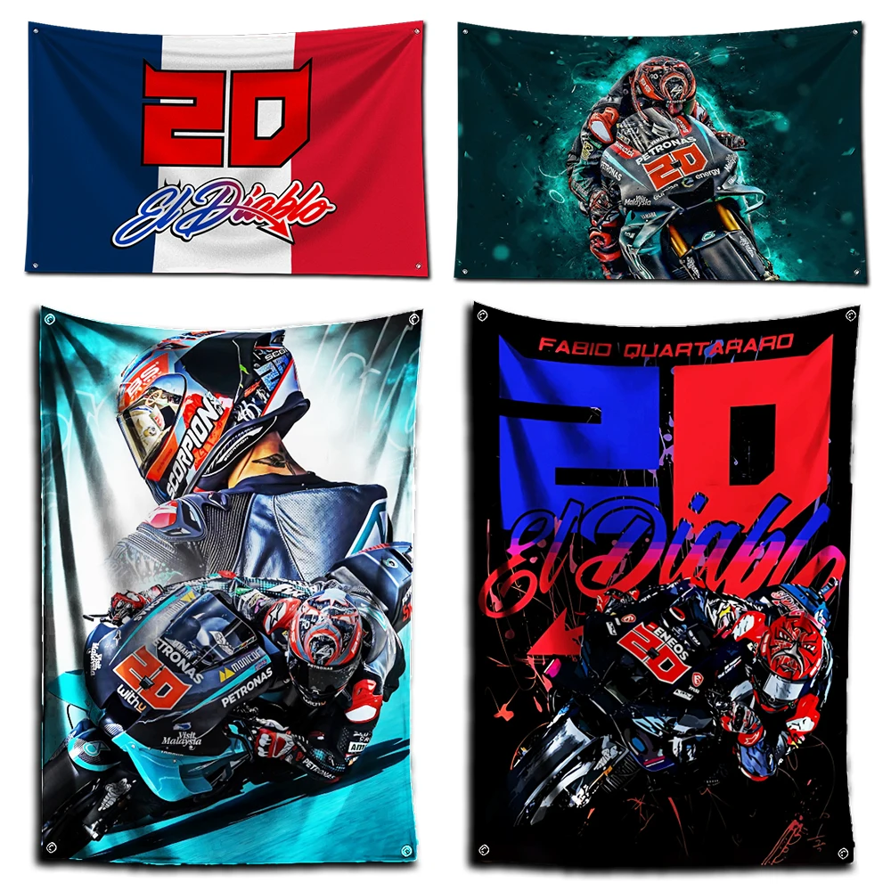 3x5 Ft Motorcycle Racing F-fabios Flag Polyester Digital Printing ...