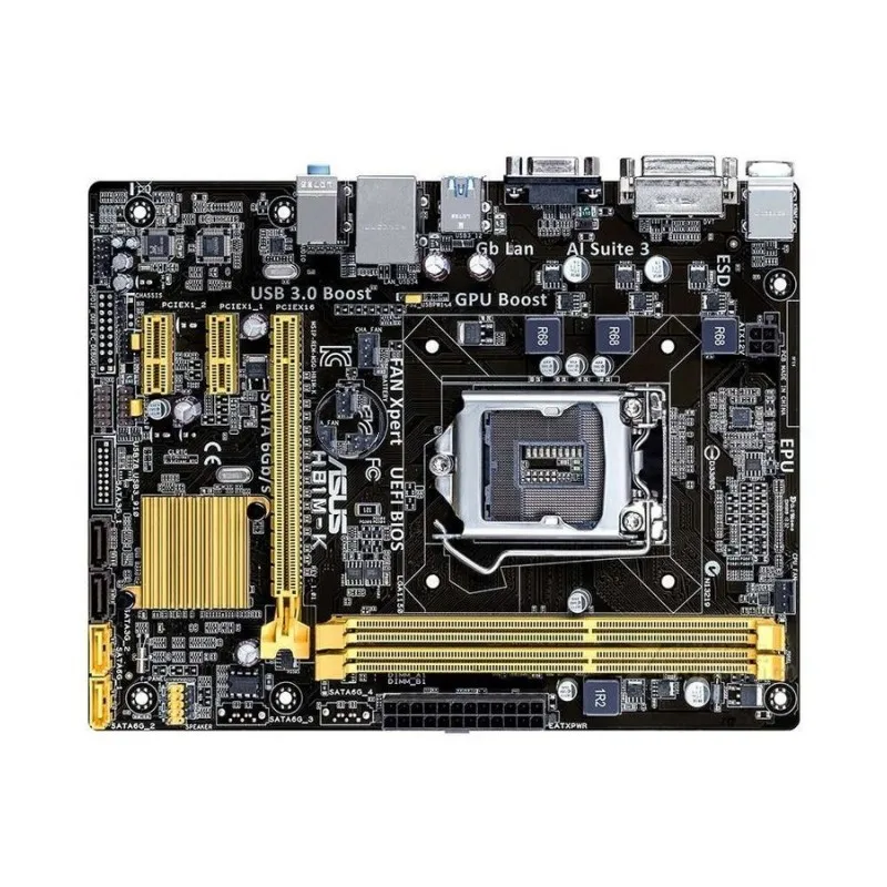 Computer-motherboard-desktop-system-board-micro-atx-lga-1150-h81m-ddr3 ...
