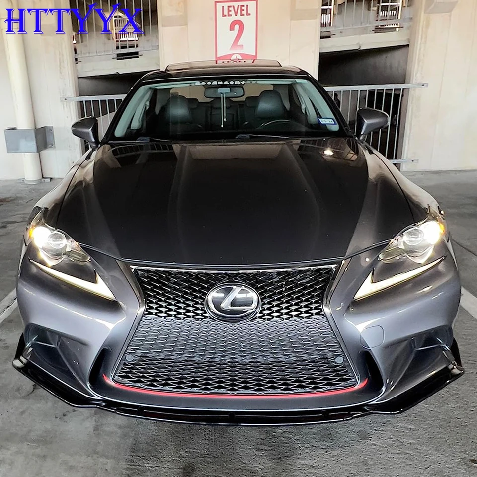 Fenders For Lexus IS250 F-Sport Style Front Bumper Lip Splitter For ...