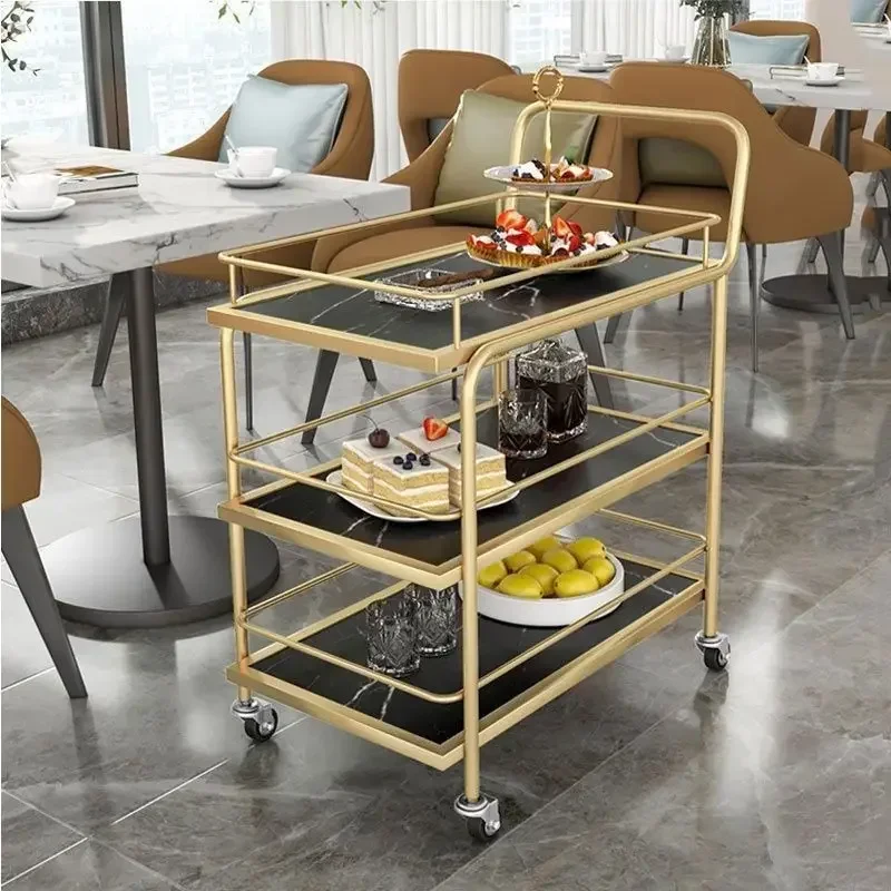 Serving-Rack-Dining-Cart-Trolley-Commercial-Restaurant-Mobile-Nordic ...