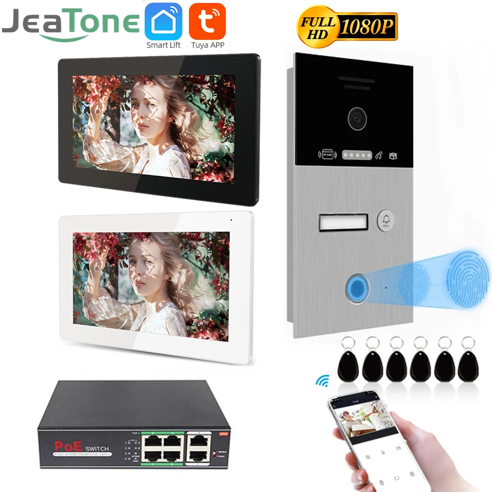 Jeatone-TUYA-7-WIFI-IP-FHD-Video-Intercom-for-home-Apartments-1F-2F-3F ...