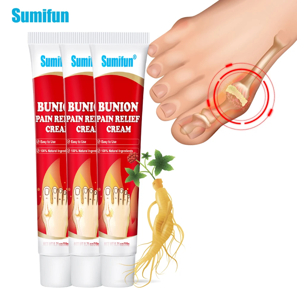 1-2-3Pcs-Sumifun-Bunion-Pain-Relief-Cream-Treat-Gout-Hallux-Valgus ...
