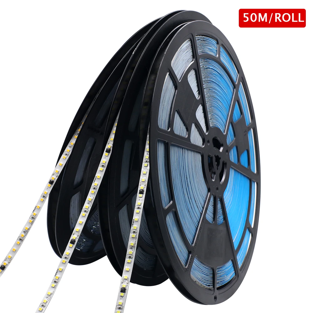 Tira-de-luces-LED-adhesivas-cinta-cortable-impermeable-IP44-blanco-fr-o ...