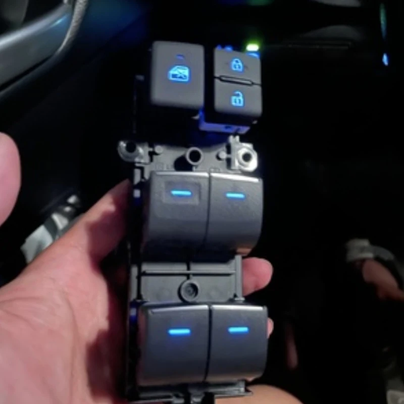 Backlight Upgrade Lighted LED Power Single Window Switch Set For Toyota ...