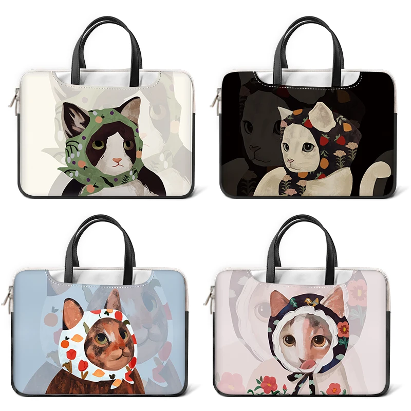 Laptop Bag Sleeve Handle Bag DIY Cartoon Waterproof Shockproof Case 13 ...