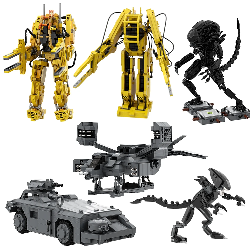 MOC-film-Alien-ceg-y-Model-Alien-Drooling-Monster-klocki-Ripleys ...