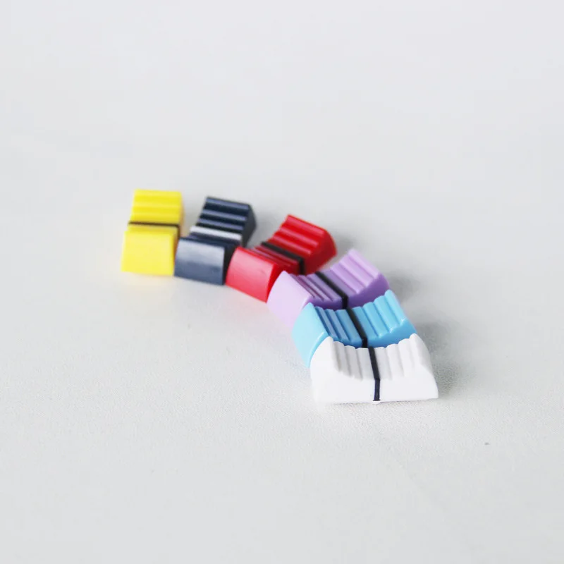 20Pcs-Fader-Knob-Cap-Touch-Sensitive-Slider-Ribbed-Mixer-Desk-Switch ...