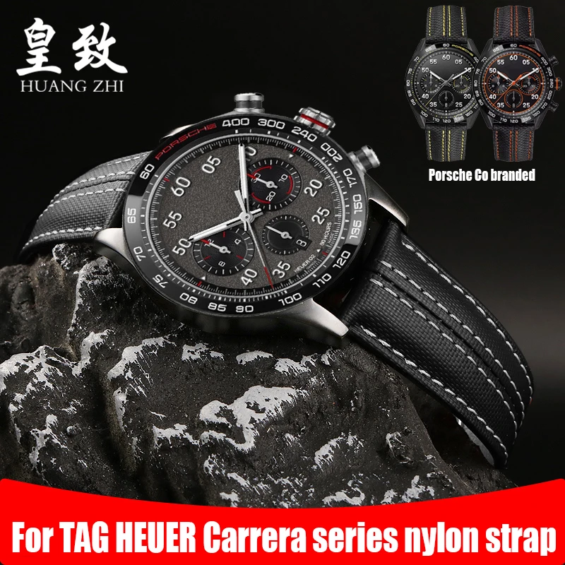 Watch-Band-Accessories-For-TAG-HEUER-canvas-Strap-Watch-Belt-Porsche ...