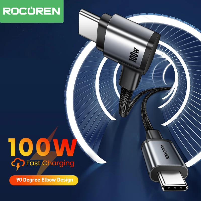 Rocoren-90-grad-usb-typ-c-kabel-bogen-typ-c-usbc-pd100w-schnell ...