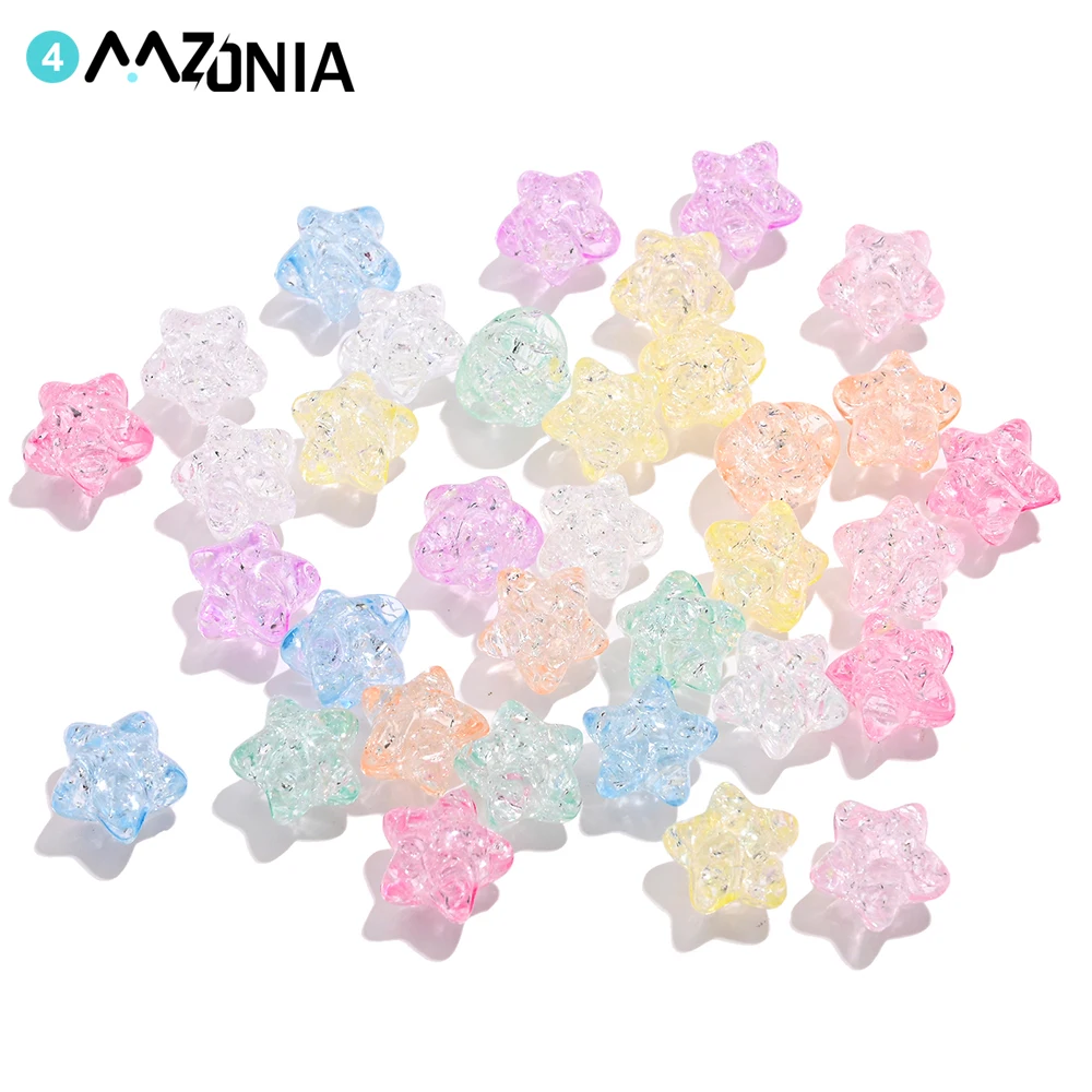 50pcs-11mm-Clear-Acrylic-Burst-Beads-Candy-Color-Star-Spacer-Beads-DIY ...