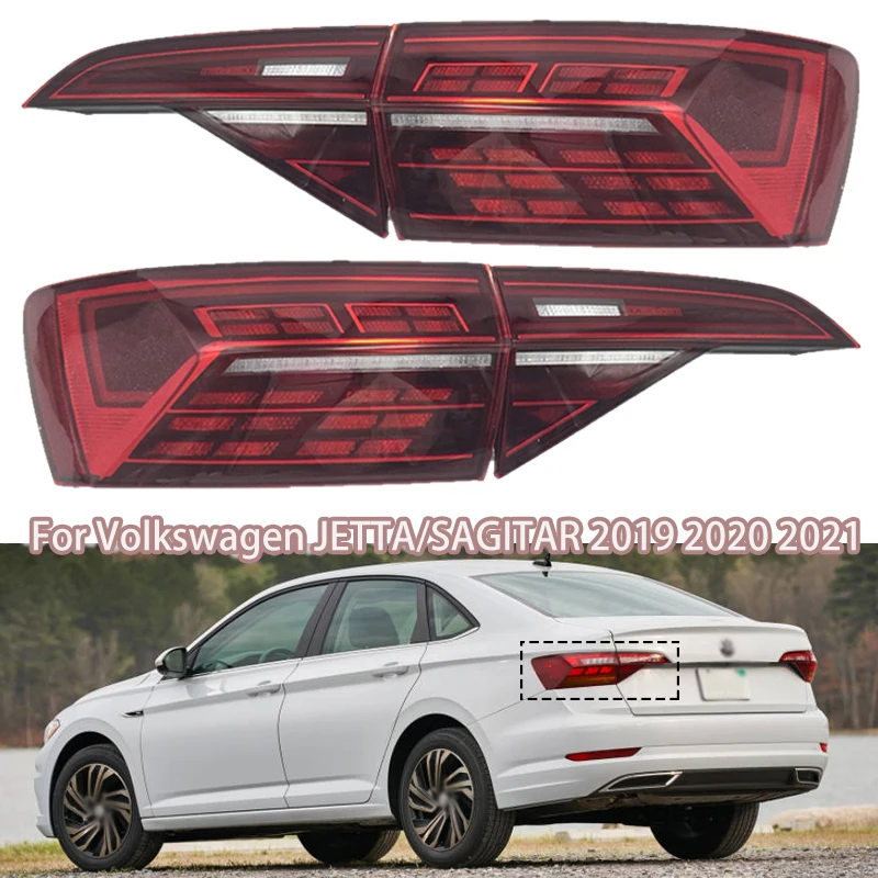 Car Left Right tail Lights Rear Bumper Outer taillight Brake Light Tail ...