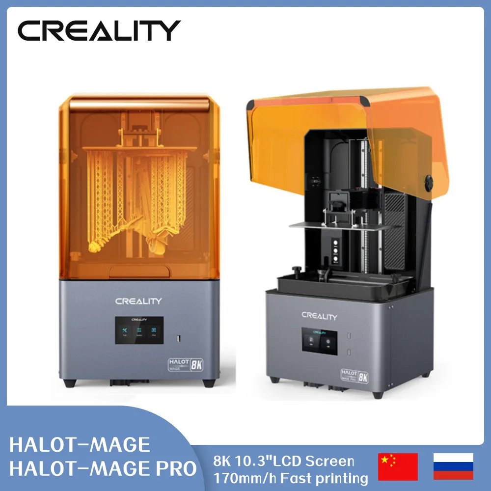 CREALITY-impresora 3D HALOT MAGE 8K de resina de alta precisión, pantalla LCD monocromática de ...