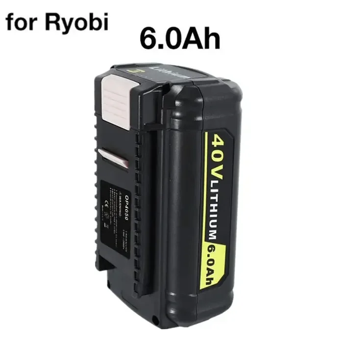 OP40601-40V-6-0Ah-Li-ion-Batterie-Rechargeable-pour-Ryobi-OP4060-OP4050 ...