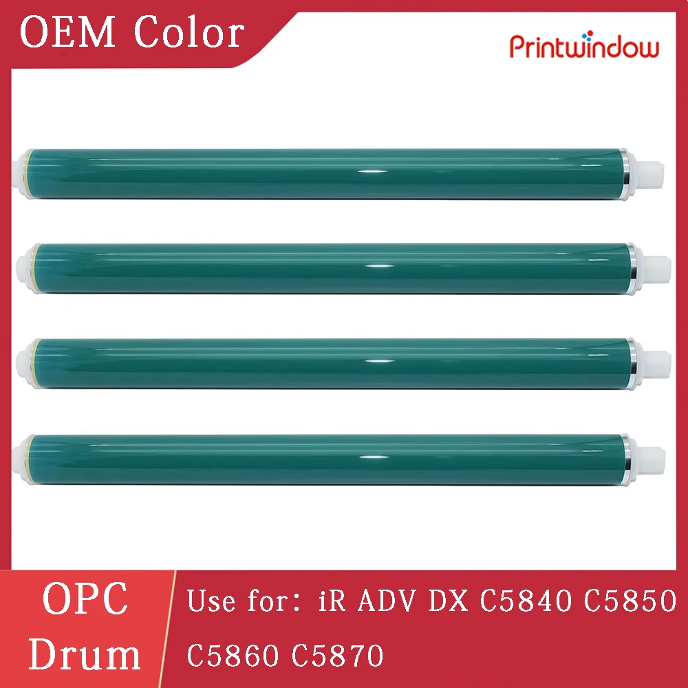 4PCS OEM Color OPC Drum for Canon iR ADV DX C5840 C5850 C5860 C5870 ...