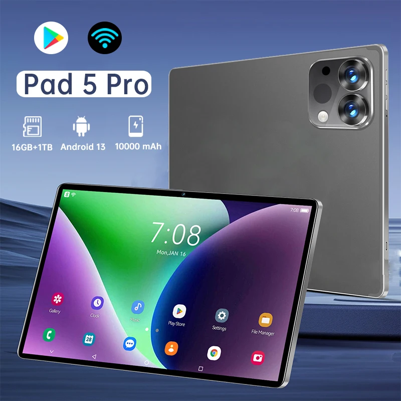 Android-13-10-1-Polegada-tablet-pad-5-pro-vers-o-global-10000mah ...