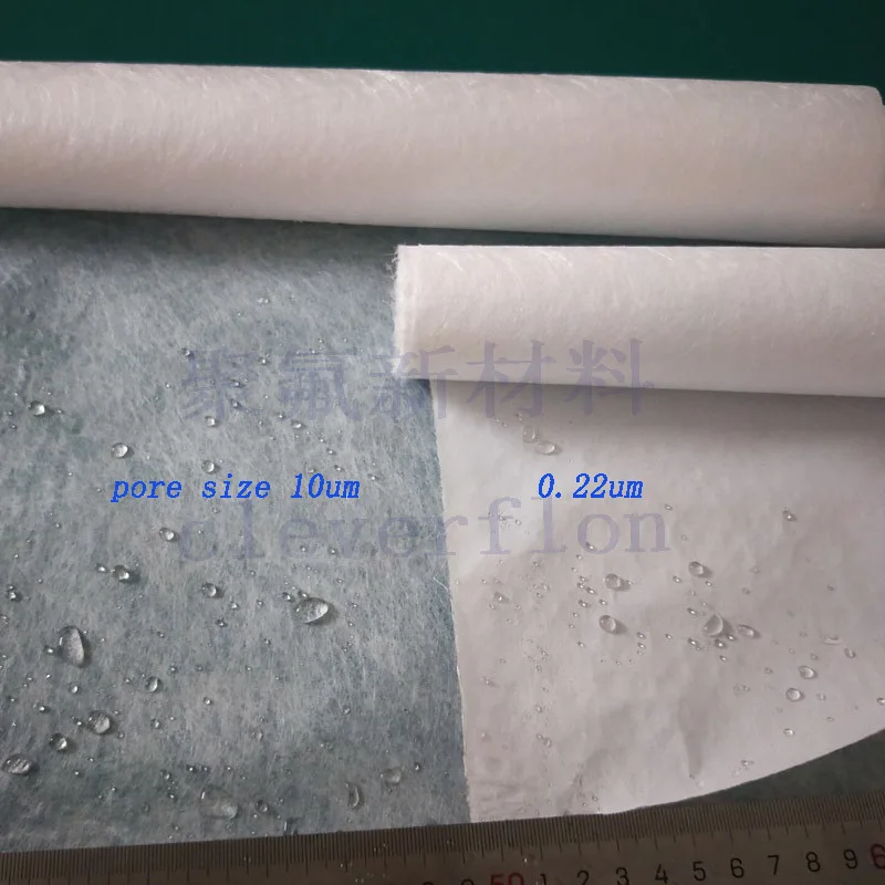 Hydrophobic gas permeable Microporous expanded PTFE film W230*L260mm ...