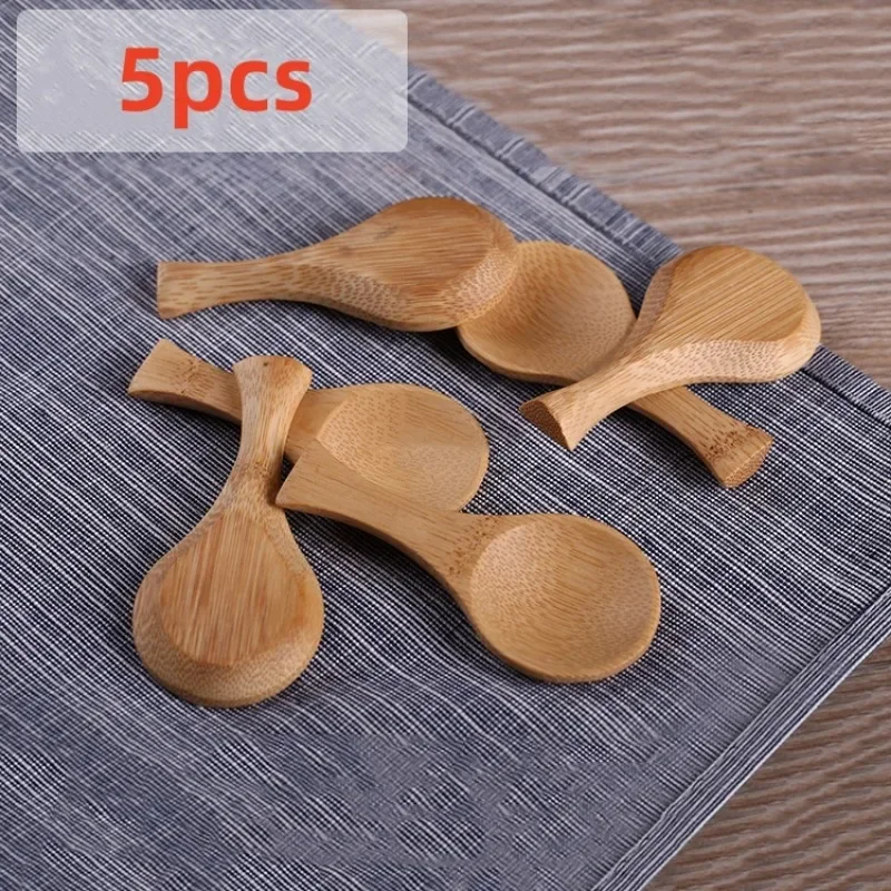 5Pcs-Mini-Wooden-Spoons-Small-Kitchen-Spice-Condiment-Spoon-Sugar-Tea ...