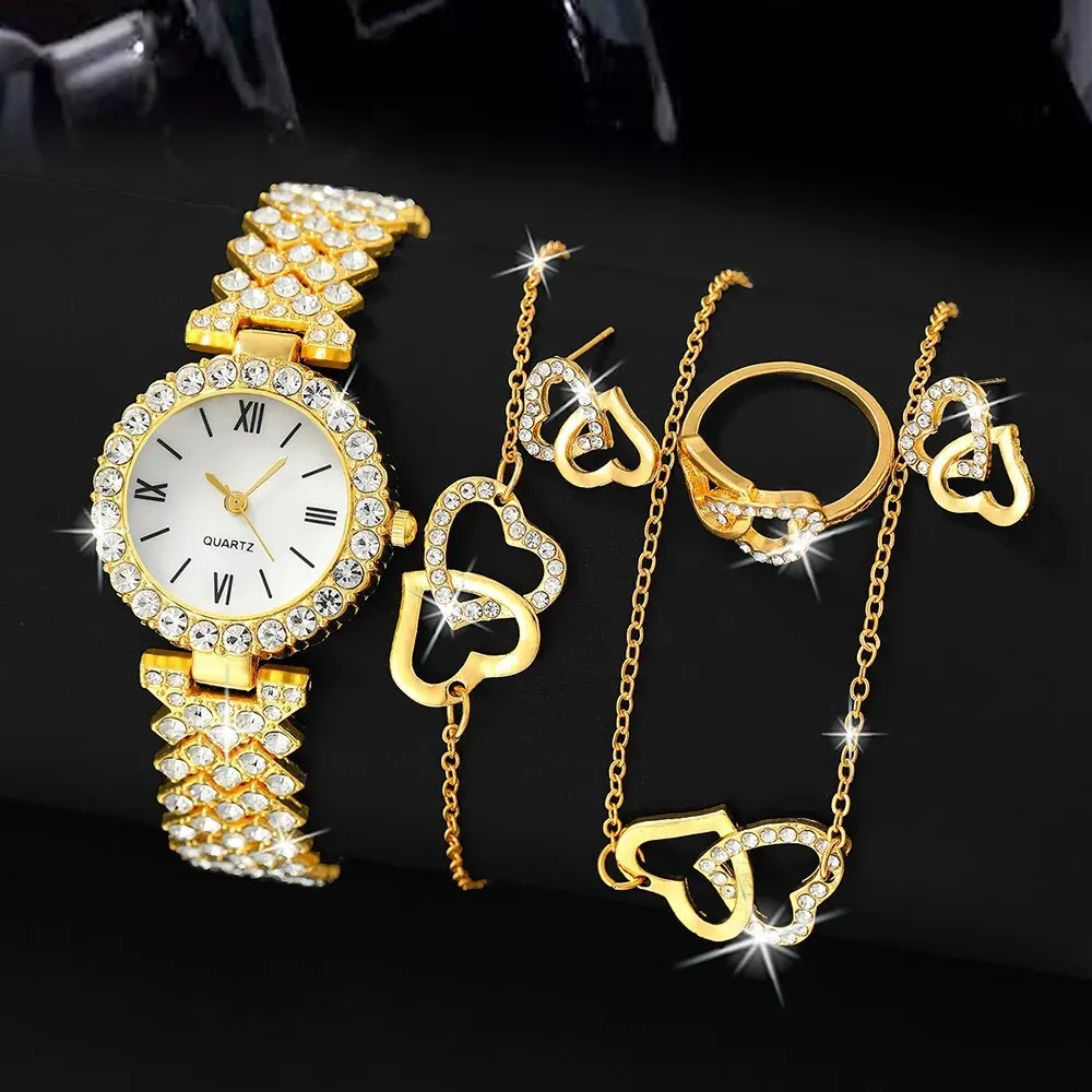 6PCS-Set-Women-Watch-Female-Clock-Roman-Dial-Luxury-Brand-Design-Casual ...