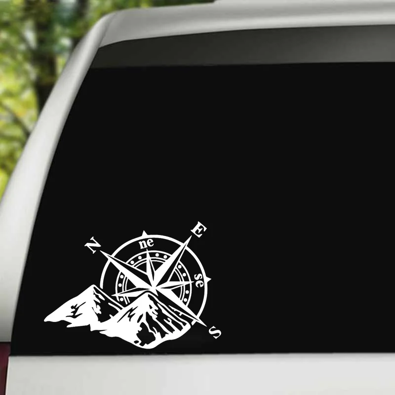 Compass Car Sticker Reflective Body Sticker Compass Direction Prompt ...