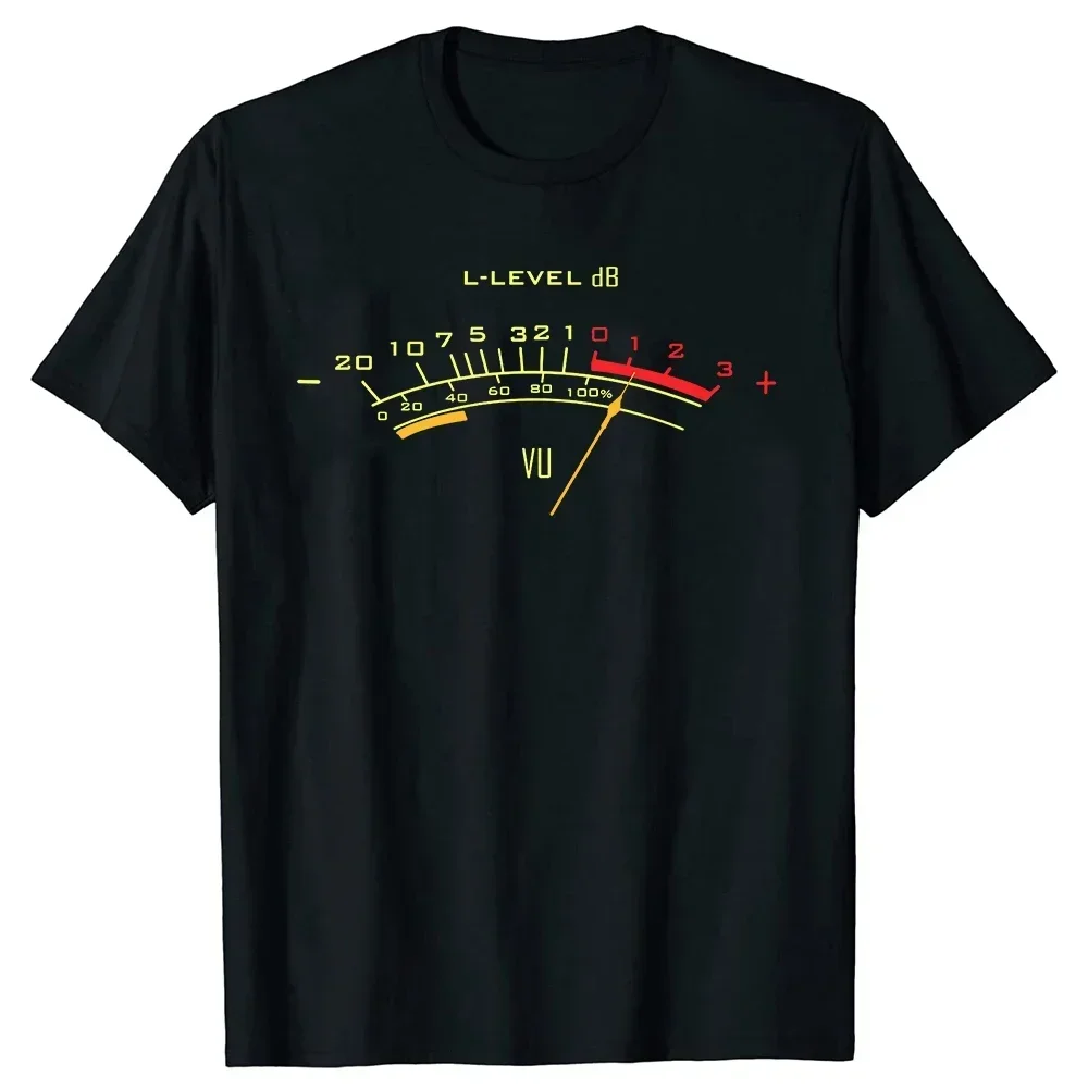 Vintage-VU-Meter-Sound-Engineer-Analog-Electronic-O-Neck-Cotton-T-Shirt ...