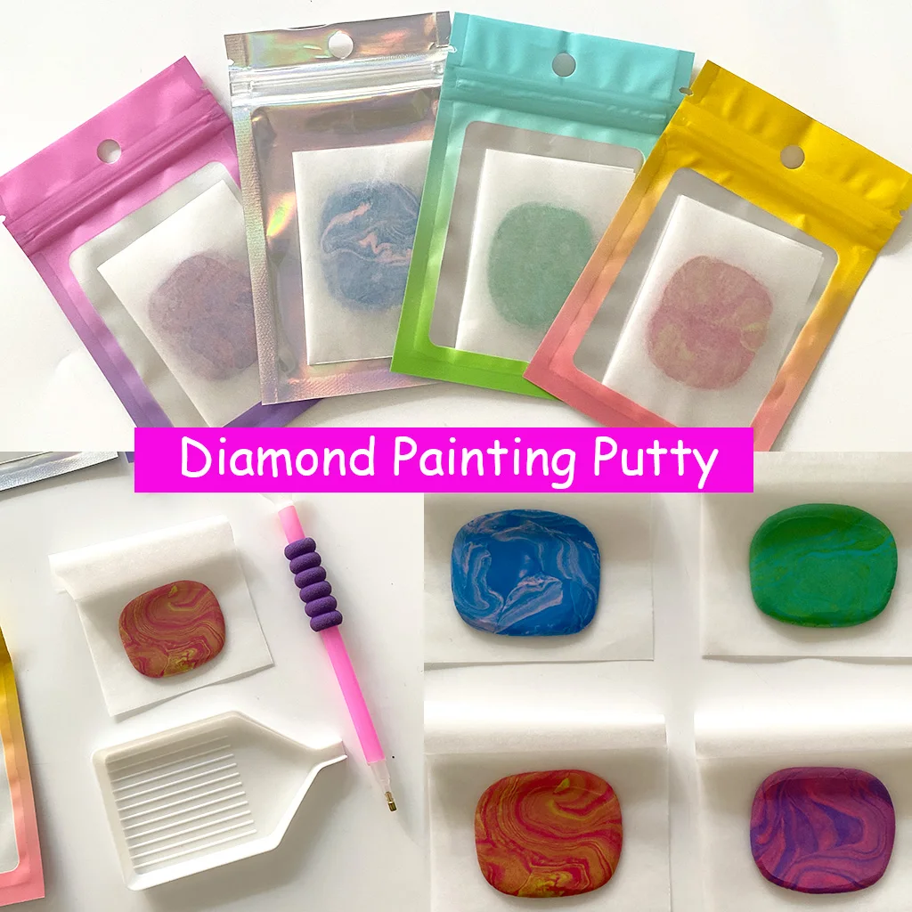 Diamond Painting Tool Sticky Putty Colorful, Easy To Pick Diamonds Up ...