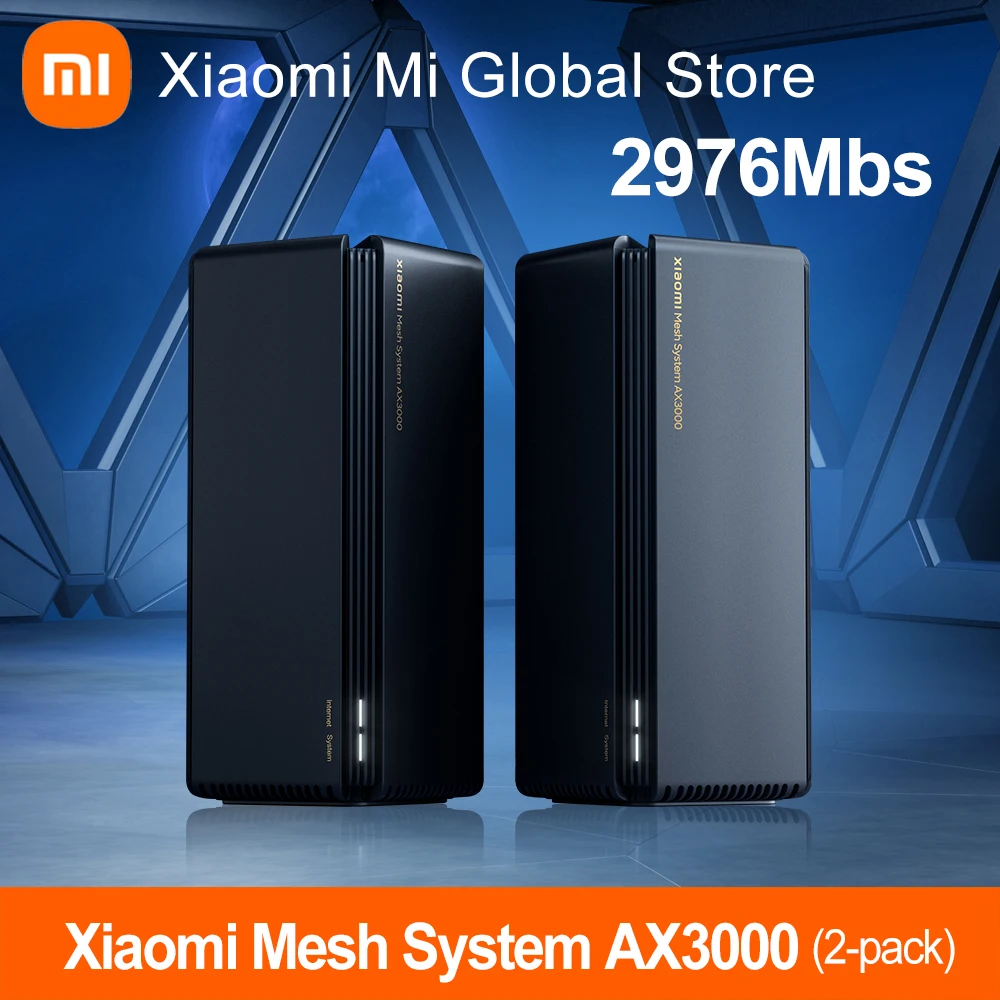 Xiaomi-Mesh-System-AX3000-2-Pack-Wireless-Router-256MB-5G-Wifi ...