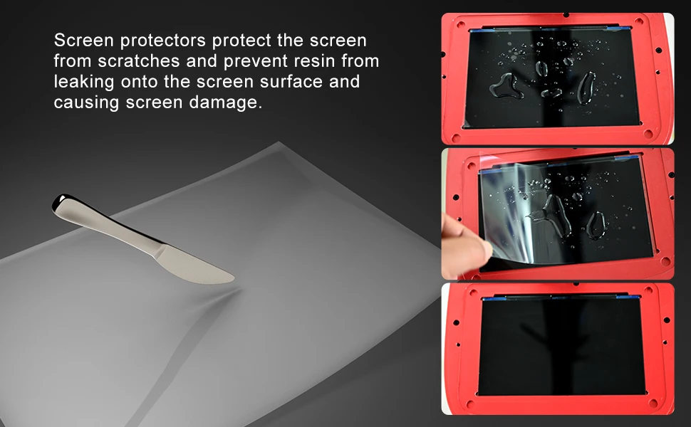 3D Printer Accessory 5pcs 6.6inch Screen Protector Film for Anycubic ...