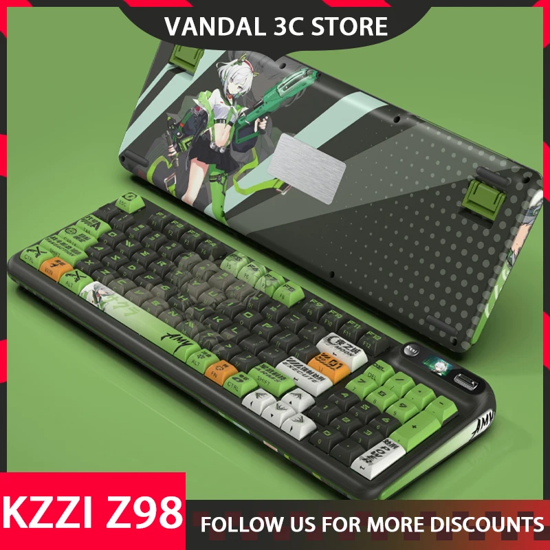 Kzzi-Z98-Mechanical-Keyboard-Wireless-Bluetooth-Customized-Gaming ...